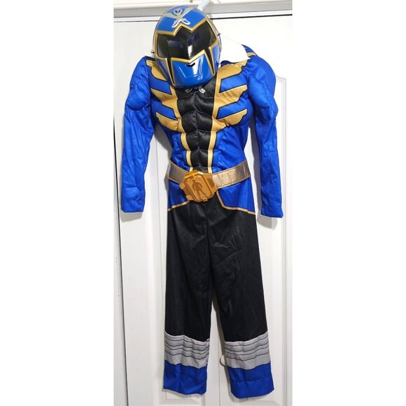 Disguise | Costumes | Kids Blue Power Rangers Super Megaforce Muscle ...
